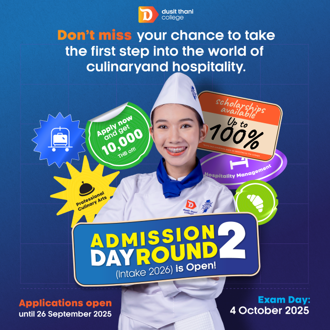 Admission Day International Intake 2026 - Programs Dusit Thani College